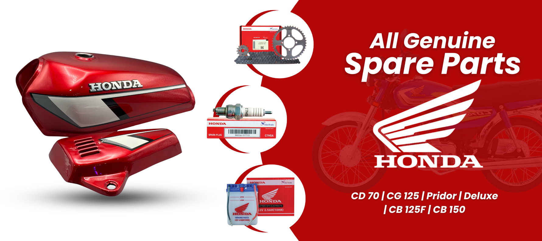 Honda King | Genuine Honda Bike Parts in Pakistan – CD 70, CG 125, CB ...